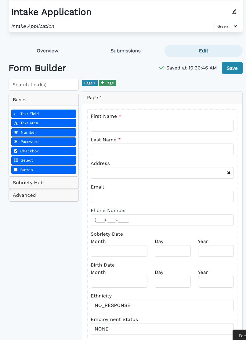 Custom Forms
